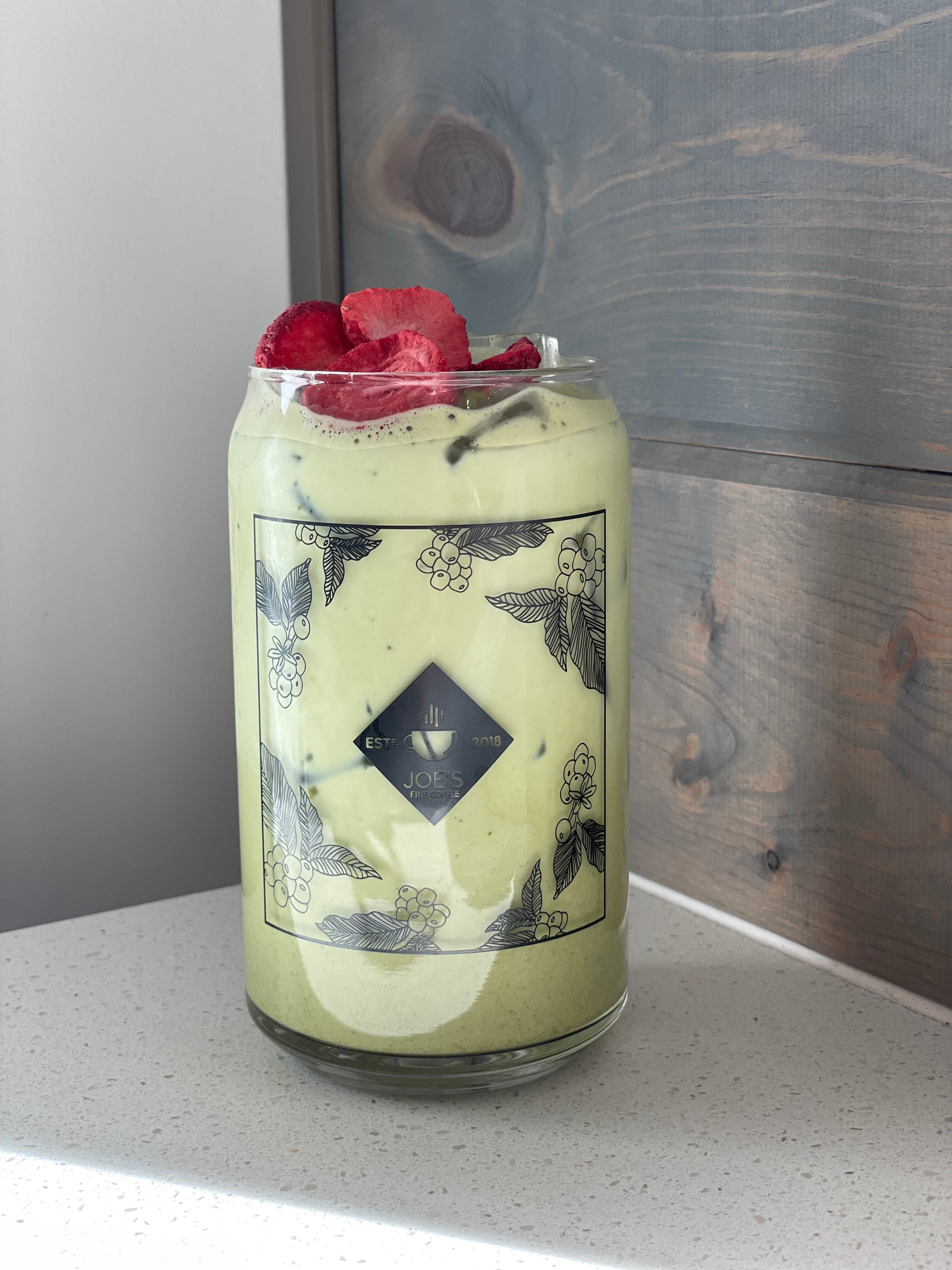 Iced Strawberry Matcha | Joe's Fine Coffee : Coffee, Sandwiches & Baked ...